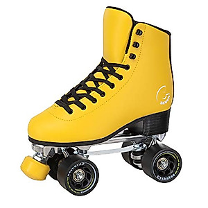 C SEVEN C7skates Dark Magic Quad Roller Skates (Queen Bee, Women's 6 / Youth 5 / Men's 5)