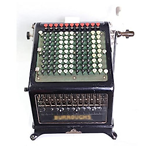 Amdsoc Hand Crank Mechanical Calculator - Antique Large Cash Register - Can be Used Normally - 355550CM