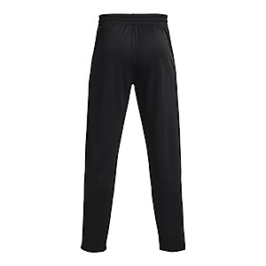 Under Armour Men's Armour Fleece Pants, (001) Black / / White, Large