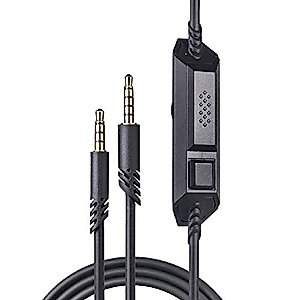 A40 A10 Replacement Cable Inline Mute Volume Control with Microphone for Astro A10/A40/A30/A50 1 M Headsets Cord Lead Compatible with Xbox One Play Station 4 PS4 Headphone Audio Extension Cable 1M