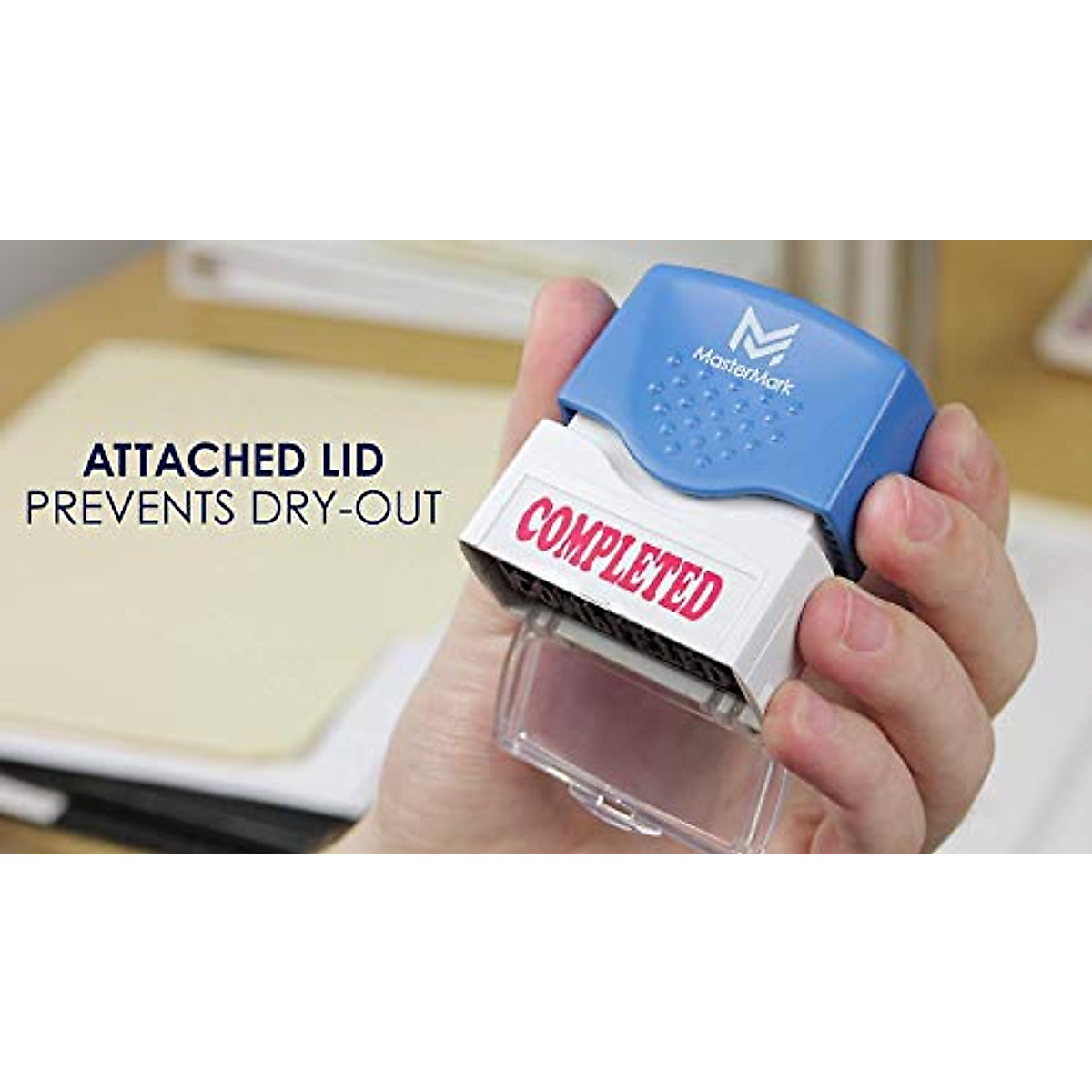 Completed Stamp – MasterMark Premium Pre-Inked Office Stamp