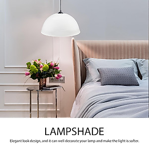 Abaodam 2pcs frosted glass lampshade Chandelier Lamp Shades globe chandelier ceiling lamp shade glass light covers wall LED Pendant Lamp Shade lamp shade white wall lamp shade indoor