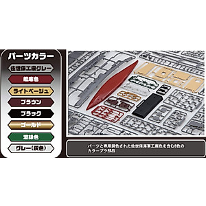 Fujimi Model 1/700 Ship Next Series No.4 Japanese Navy Aircraft Carrier Akagi Color Coded Plastic Model Ship NX4