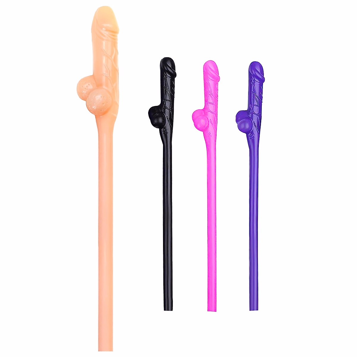 30pcs Bachelorette Party Straws Party Favors Naughty Straws Funny Hen Drinking Straws Willy Party Straws Naughty Straws for Bachelorette Party Hen Straws Naughty