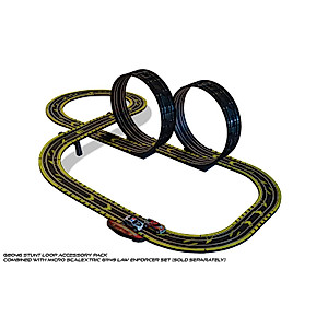 Scalextric Micro Stunt Loop The Loop Track Extension Pack 1:64 Slot Car Race Track G046
