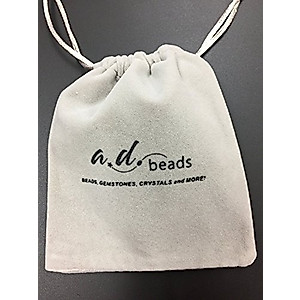 AD Beads Natural Gemstone Round Beads Stretch Bracelet Healing Reiki 8mm (Moss Agate)