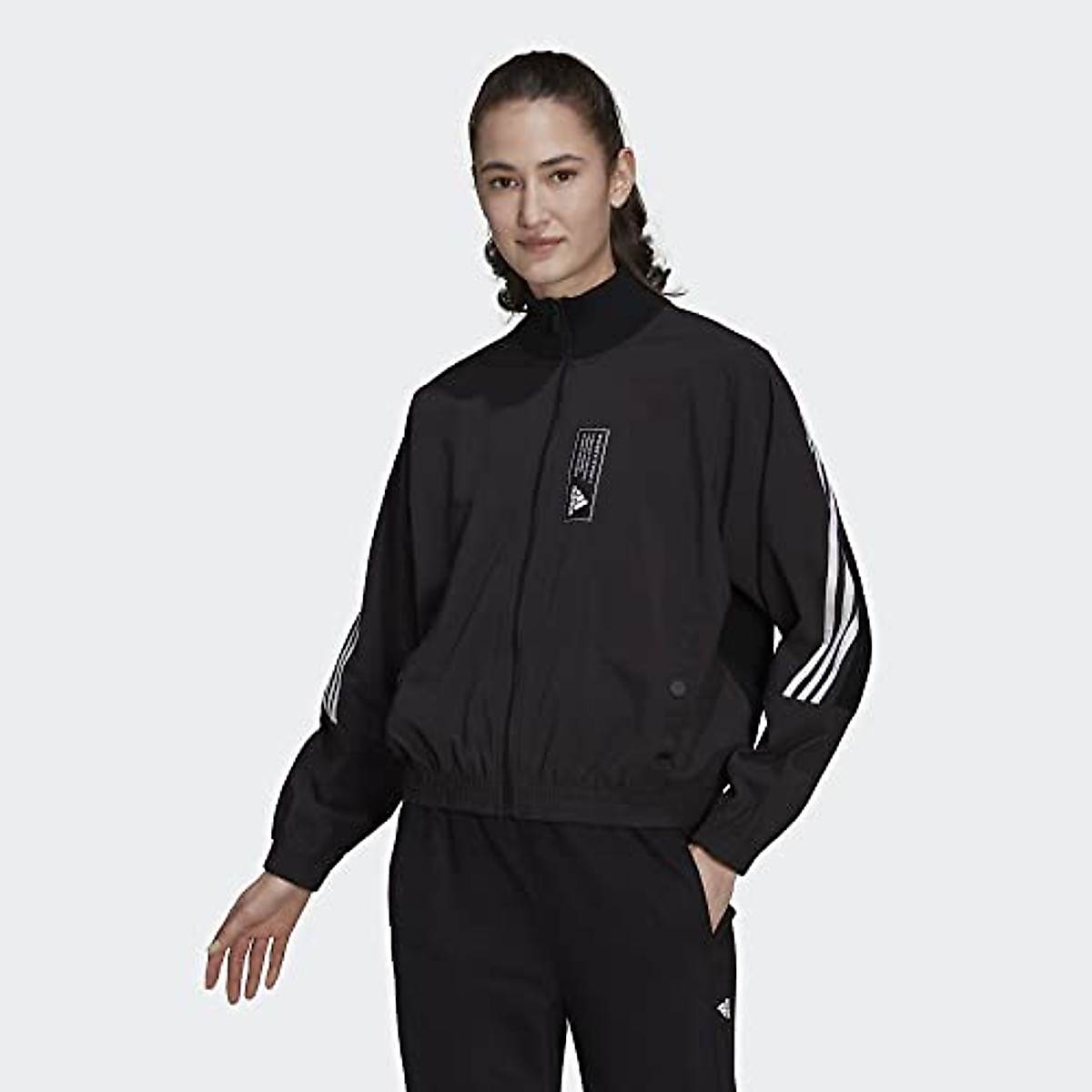 adidas Sportswear Aeroknit Track Top Women's, Black, Size L