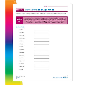 Spectrum 6th Grade Spelling Workbook, Grammar and Handwriting Practice With Root Words, Diphthongs, Prefixes, Suffixes, 6th Grade Workbook With English Dictionary, Classroom or Homeschool Curriculum
