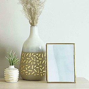 Main + Mesa Brass Framed Photo Frames, Set of 3
