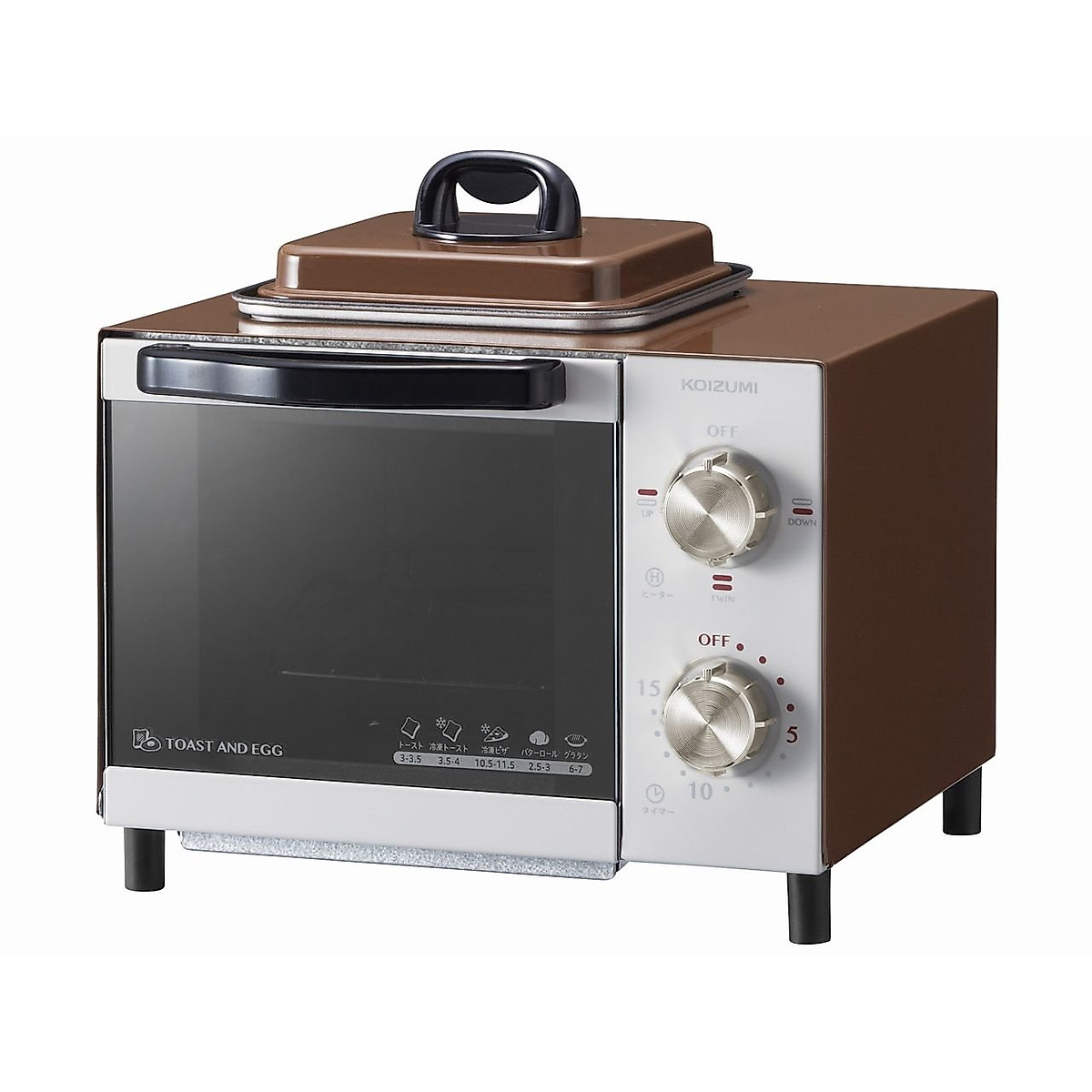 KOIZUMI Toaster oven With fried eggs function KOS-0703 (Brown)
