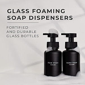 MaisoNovo 4-Pack Mix Scent Foaming Hand Soap Tablets - Black Glass Black Pumps x 2