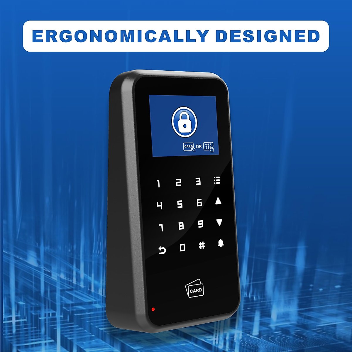 UHPPOTE 2.4-inch Display Door Access Control Touch Keypad 125khz Compatible with WiFi Tuya