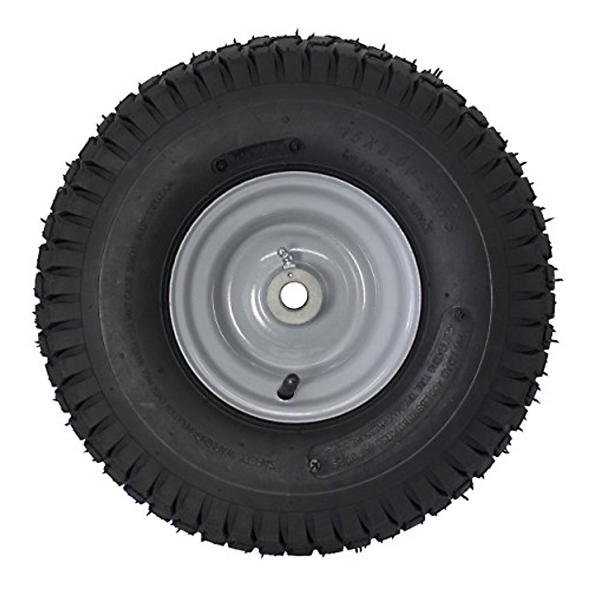 MARASTAR 21436-2PK 15x6.00-6" Front Tire Assembly Replacement for Husqvarna Riding Mowers