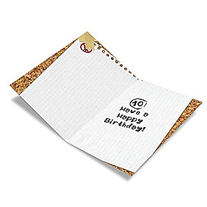 NobleWorks Funny Birthday Greeting Card with 5 x 7 Inch Envelope (1 Card) Bday Grumpy Old Man List 9729Z