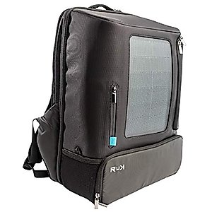 Multifunctional Solar Backpack with Power Bank, 40L Bag Designed for Fitness, Business, Travel and Casual Use, Black