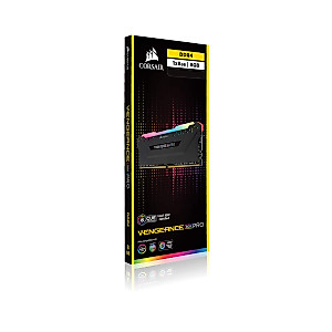 Corsair Vengeance RGB Pro 8GB (1x8GB) DDR4 3200 (PC4-25600) C16 Optimized for AMD Ryzen – Black