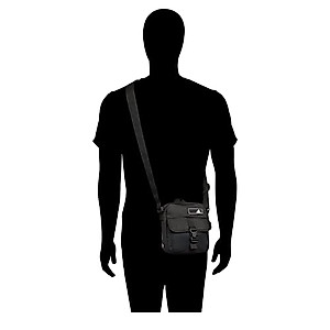 adidas Amplifier 2 Festival Crossbody Bag, Black/White, One Size