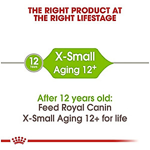 Royal Canin X-Small Aging 12+ Dry Dog Food, 2.5 lb bag