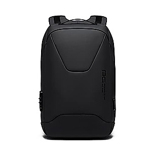FANDARE Anti-Theft Backpack Business Daypacks fits 15.6 Inch Laptop Travel Large Backpack with USB Charging Port Waterproof Computer Bag for Women Men Notebook Black