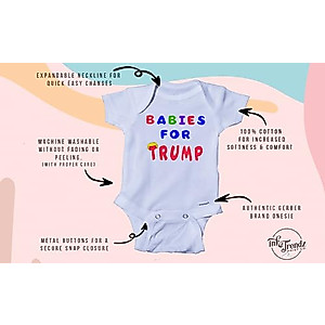 Ink Trendz Babies for Trump Onesie®, Trump Baby Onesie®,Trump Baby Unisex Shirts, MAGA Baby Shirts Trump