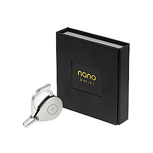 NanoStyle Love Necklace I Love You Pendant inscribed in 120 languages in Pure Gold on Onyx Romantic Christmas Jewelry for Wife 925 Sterling Silver Birthday Gemstone for Women, 18" Chain