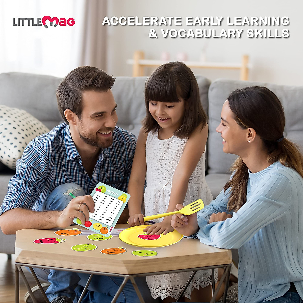 Sight Word Diner Reading Fluency Game - Sight Reading Games for Kids Ages 4-8 - Fun Educational Kid Toy for Boys and Girls 4 Year Old and Up - Preschool Learning, Kindergarten Homeschool Supplies