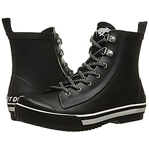 Rocket Dog Women's Rainy Rain Boot, Black, 9 M US