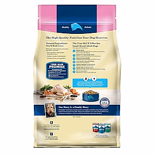 Blue Buffalo Life Protection Formula Adult Small Breed Dry Dog Food, Supports High Energy Needs, Made with Natural Ingredients, Chicken & Brown Rice Recipe, 5-lb. Bag