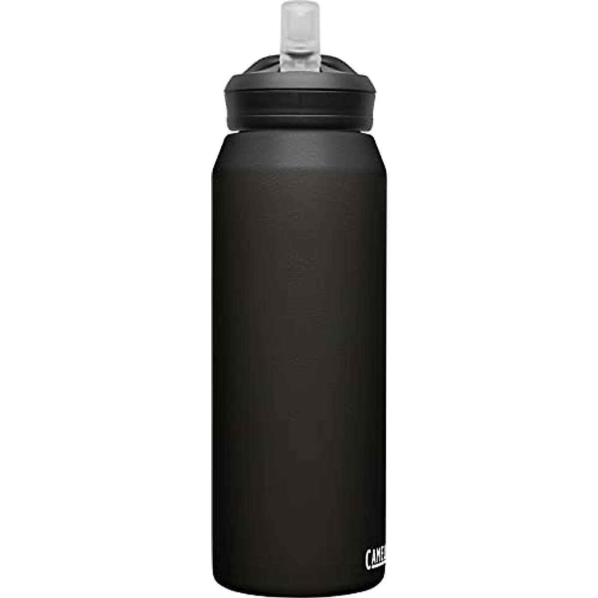 CamelBak eddy+ Water Bottle with Straw 32oz - Insulated Stainless Steel, Black