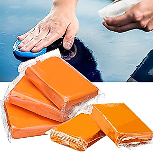 Car Clay Bar 5 Pack 500g, Premium Grade Clay Bars Auto Detailing Magic Clay Bar Kit with Towel Clay Bar Cleaner with Washing and Adsorption Capacity for Car Wash Car Detailing Clean,RV,Glass Cleaning