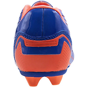 BomKinta Kid's FG Soccer Shoes Athletic Outdoor Soccer Cleats Blue Size 1 M US Little Kid