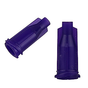 Luer Lock Syringe Tip Caps Screw Threads Dispensing Stop Caps 1000 Pieces (Purple)