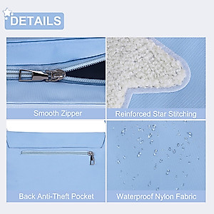 Cute Messenger Bag, Kawaii Nylon Crossbody Bag Y2K Star Purse for Women (B-Blue)