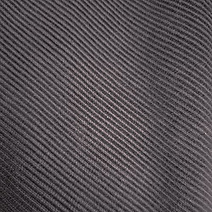 Armen Living Pixie Fabric Dining Room Chair with Black Metal Legs, 18" Seat Height, Grey