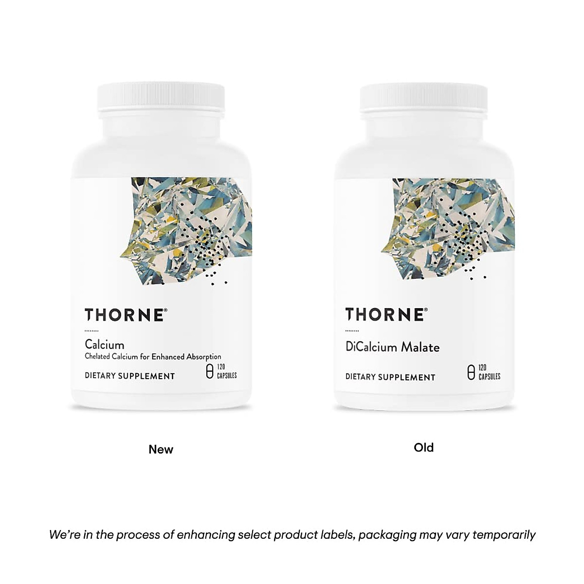 Thorne Calcium - (Formerly DiCalcium Malate) - Chelated Calcium for Enhanced Absorption with DimaCal for Bone Density Support - 120 Capsules