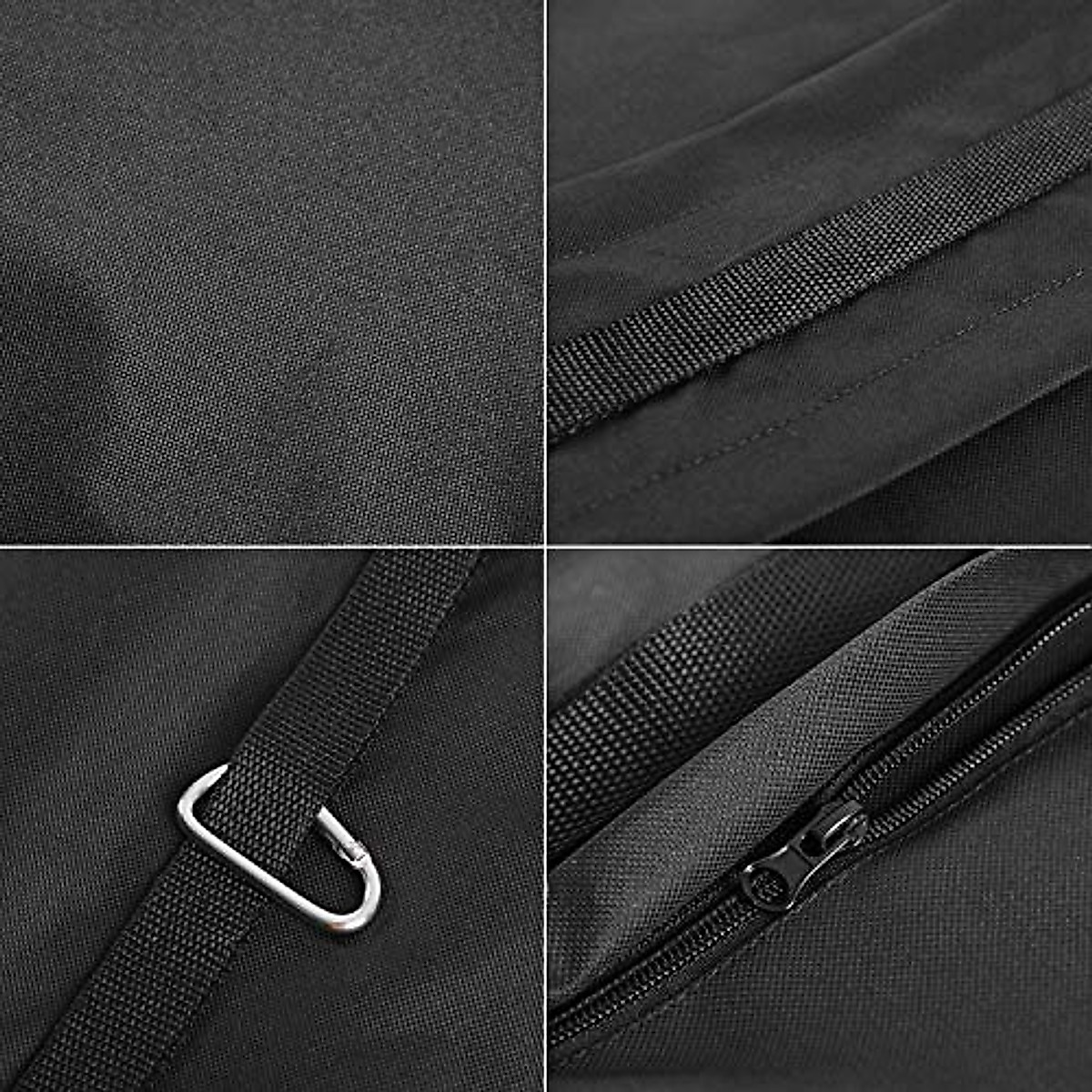 ESINGMILL Saddlebag Sand Bags for Photography Video Equipment, 2 Pack Super Heavy Duty Empty Sandbag Weight Bags for Photo Video Studio Stand, Light Stand Tripod and Jib Arm Mini Camera Crane