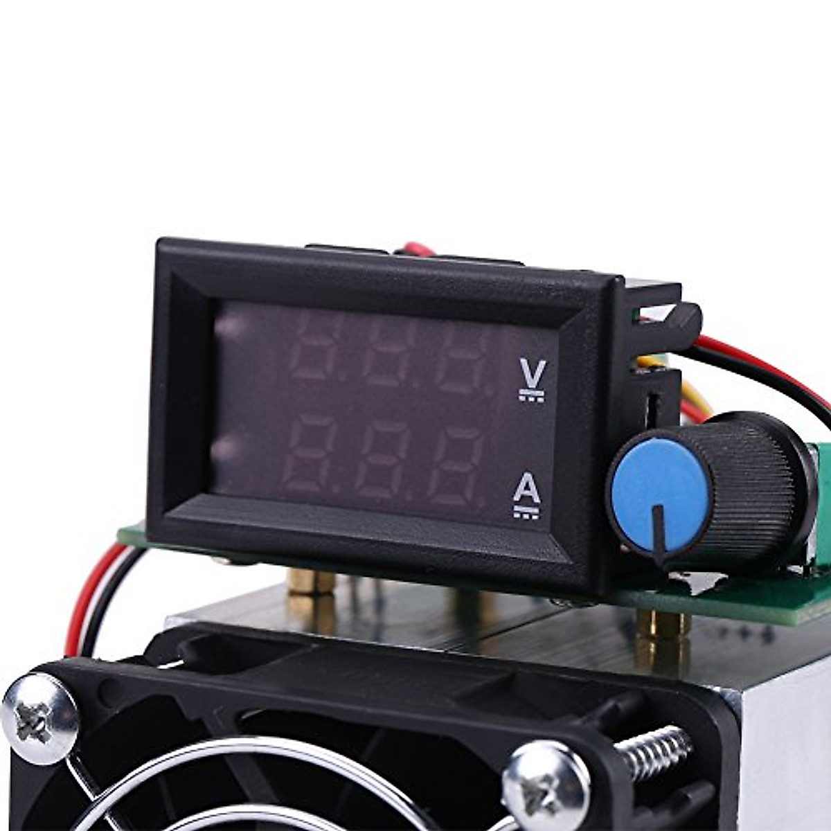DC 12V Electronic Load Tester, Load Battery Capacity Tester Module, 0-10A 100W Constant Current Discharge Monitor for Power Bank Capacity Testing