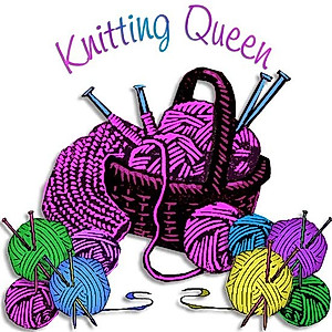 CafePress Knitting Queen Mug Ceramic Coffee Mug, Tea Cup 11 oz
