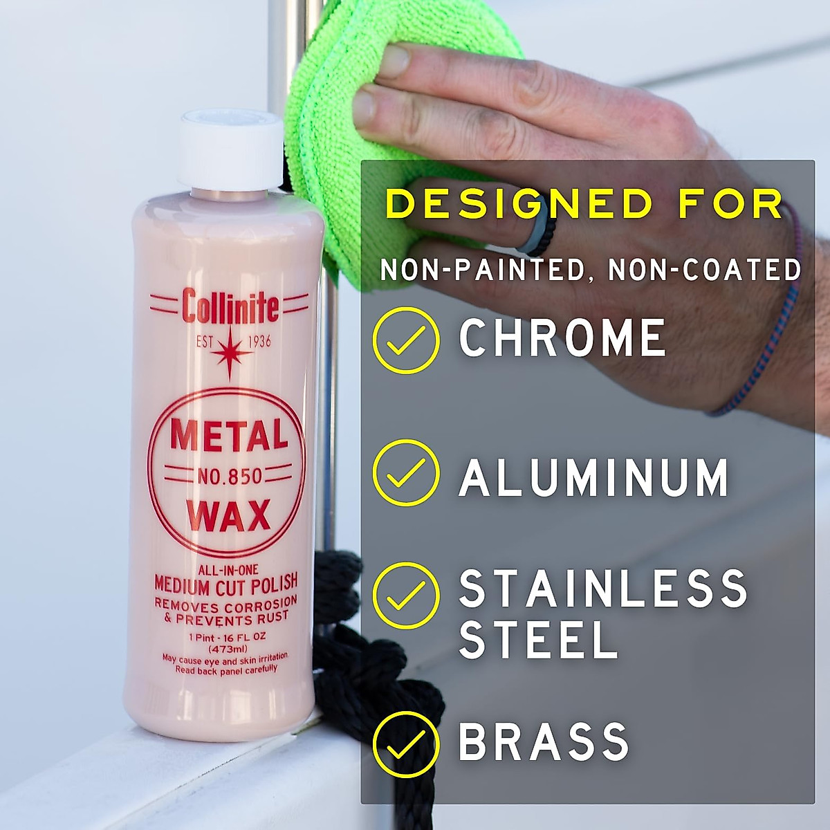 Collinite No. 850 Metal Wax, 16 Fl Oz - 1 Pack