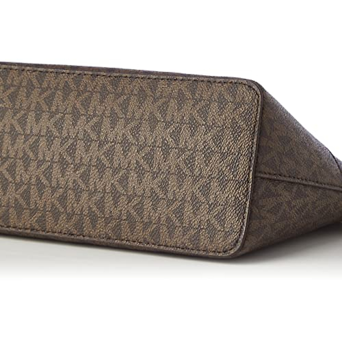 Michael Kors Jet Set Medium Crossbody Leather Handbag (BROWN)