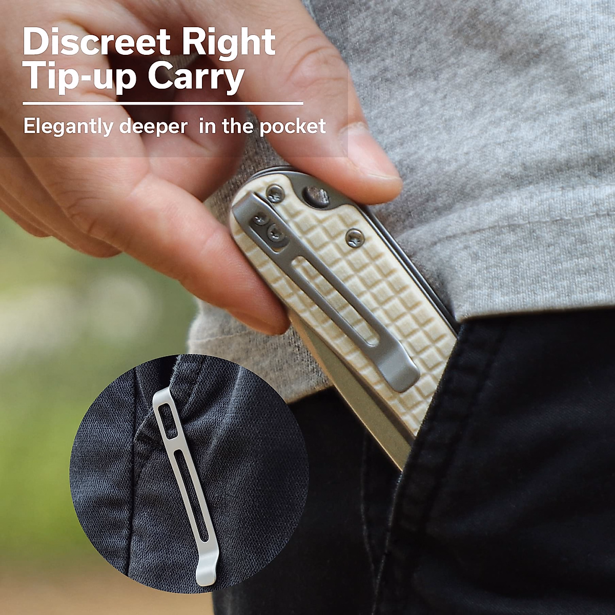 CIVIVI Folding Pocket Knife- Elementum Flipper Knife with 2.96'' D2 Blade G10 Handle, Ideal for Outdoor EDC Gift C907A-3