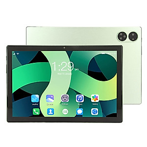 DAUERHAFT 10.1 Inch Tablet, 2.4G 5G WiFi Portable Tablet Dual Cameras 8 Core CPU for Home for Android 12 (US Plug)