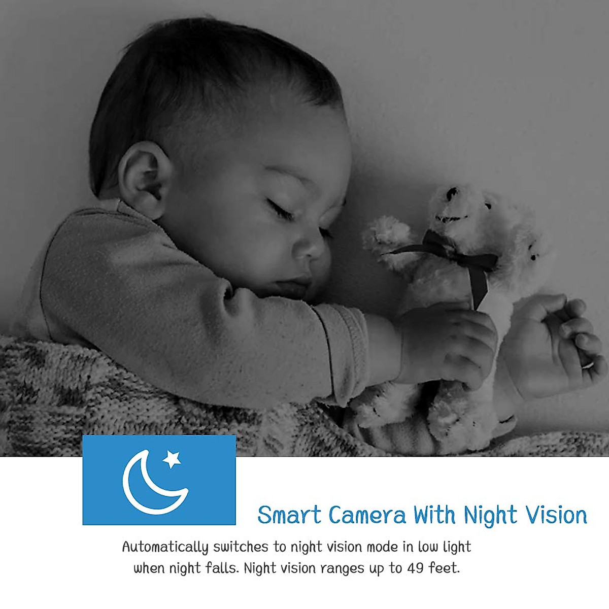 INQMEGA FHD 1080P WiFi Home IP Camera, Indoor Pan/Tilt 2.4Ghz Wireless Security Camera,Nanny cam with Auto Tracking, Cloud Service, Night Vision, Two Way Audio for Baby/Elder/Pet (White) (IL-HIP291G-2M-AI)