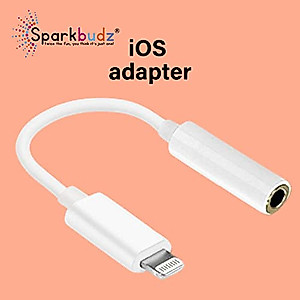 Sparkbudz-Two Person Zipper Earphones Built into one. Individual Volume Controls and Microphones. iOS Adapter