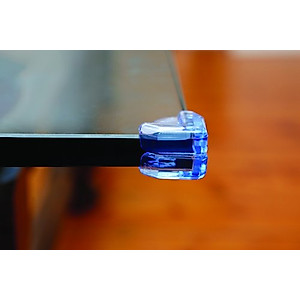 Dreambaby GLASS TABLE & SHELFCORNER, White, 4 Pack