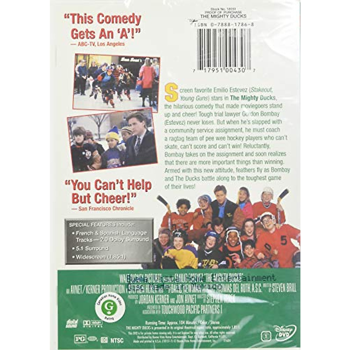 The Mighty Ducks Three-Pack (The Mighty Ducks / D2: The Mighty Ducks / D3: The Mighty Ducks)