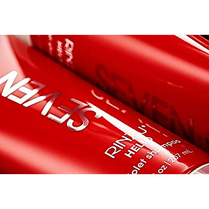 SEVEN Hair Care Rinzu Helio Violet Shampoo for Women & Men with Green Tea & Amino Acid, Purple Shampoo for Blonde Hair & Brassiness, Sulfate + Paraben Free, Cruelty Free, Made in USA, 7 oz