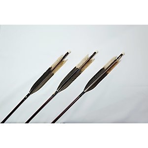 Japanese Traditional Crafts Kyudo Arrow Black Eagle Wing Usbio Style 6-Piece