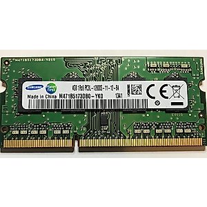 Samsung ram Memory 4GB (1 x 4GB) DDR3 PC3-12800,1600MHz, 204 PIN, SODIMM for laptops