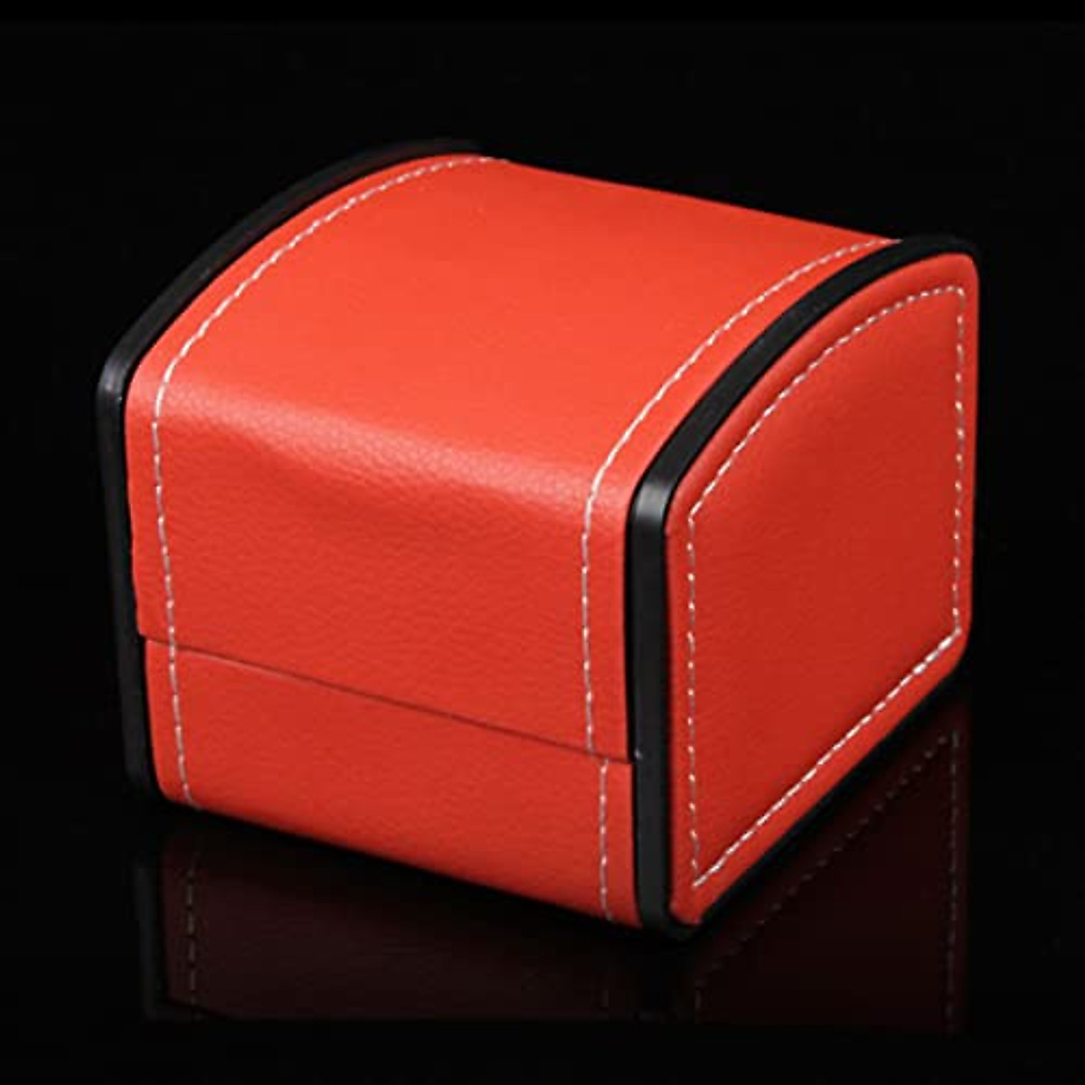 MILEVO Leather Watch Box, Single Watch Box PU Leather Fitting
